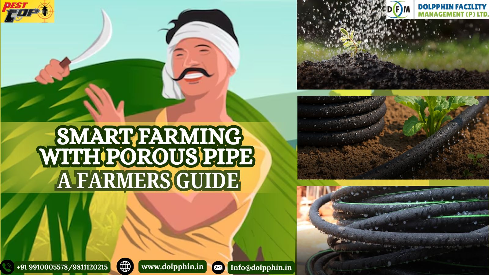 🌾 A Farmer's Guide to Smart Farming with Porous Pipes - Dolphin Blog